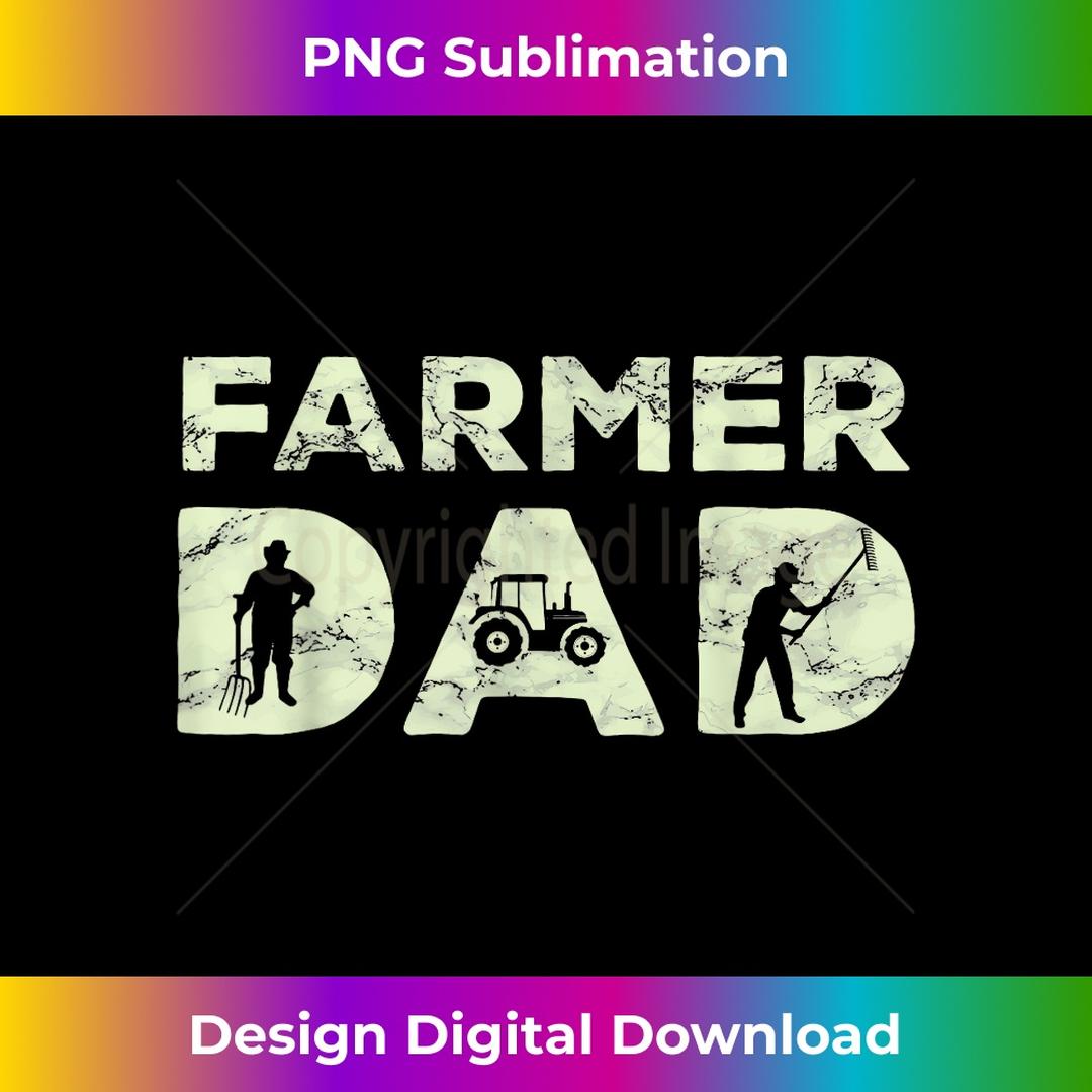 Farmer Dad Farming Enthusiast Father Cute Family Farm - PNG | Inspire ...