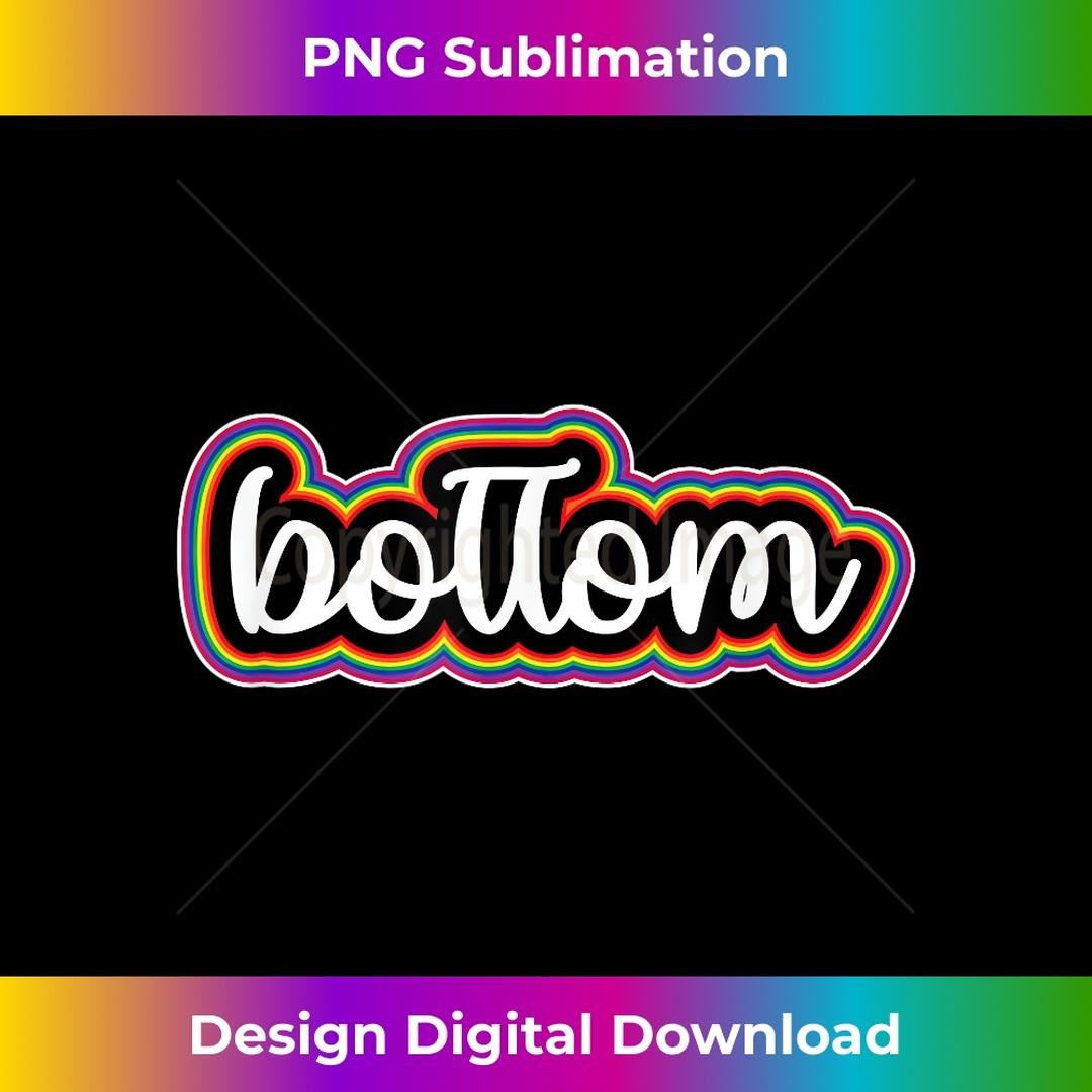 Gay Bottom Gay Pride Rainbow LGBTQ for Gay Bottoms - Vintage | Inspire ...