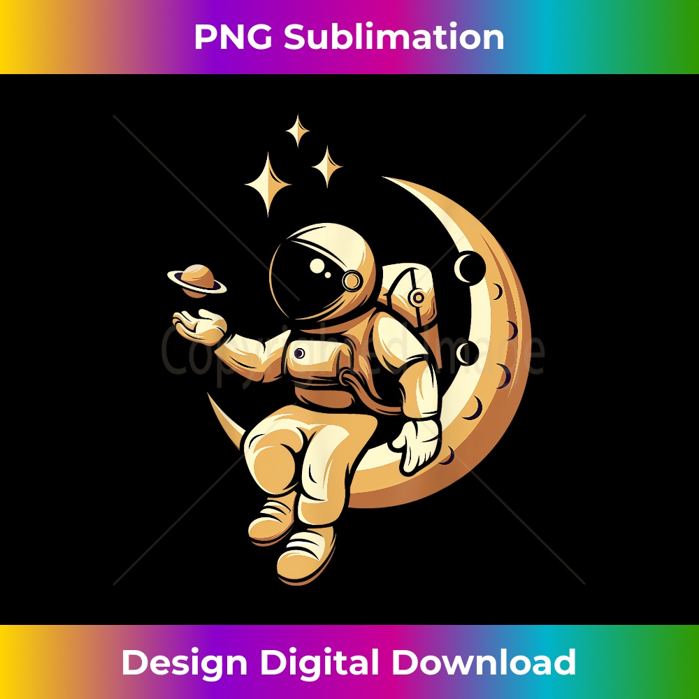 Moon Outer Space Planets Astronaut 1 - Trendy Sublimation Di | Inspire ...