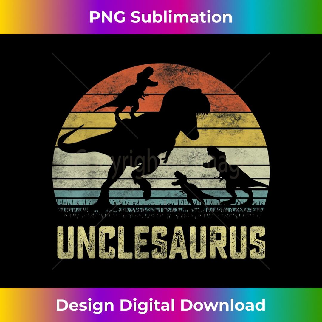 Uncle saurus T Rex Dinosaur Uncle 3 kids Family Matching 2 - | Inspire ...