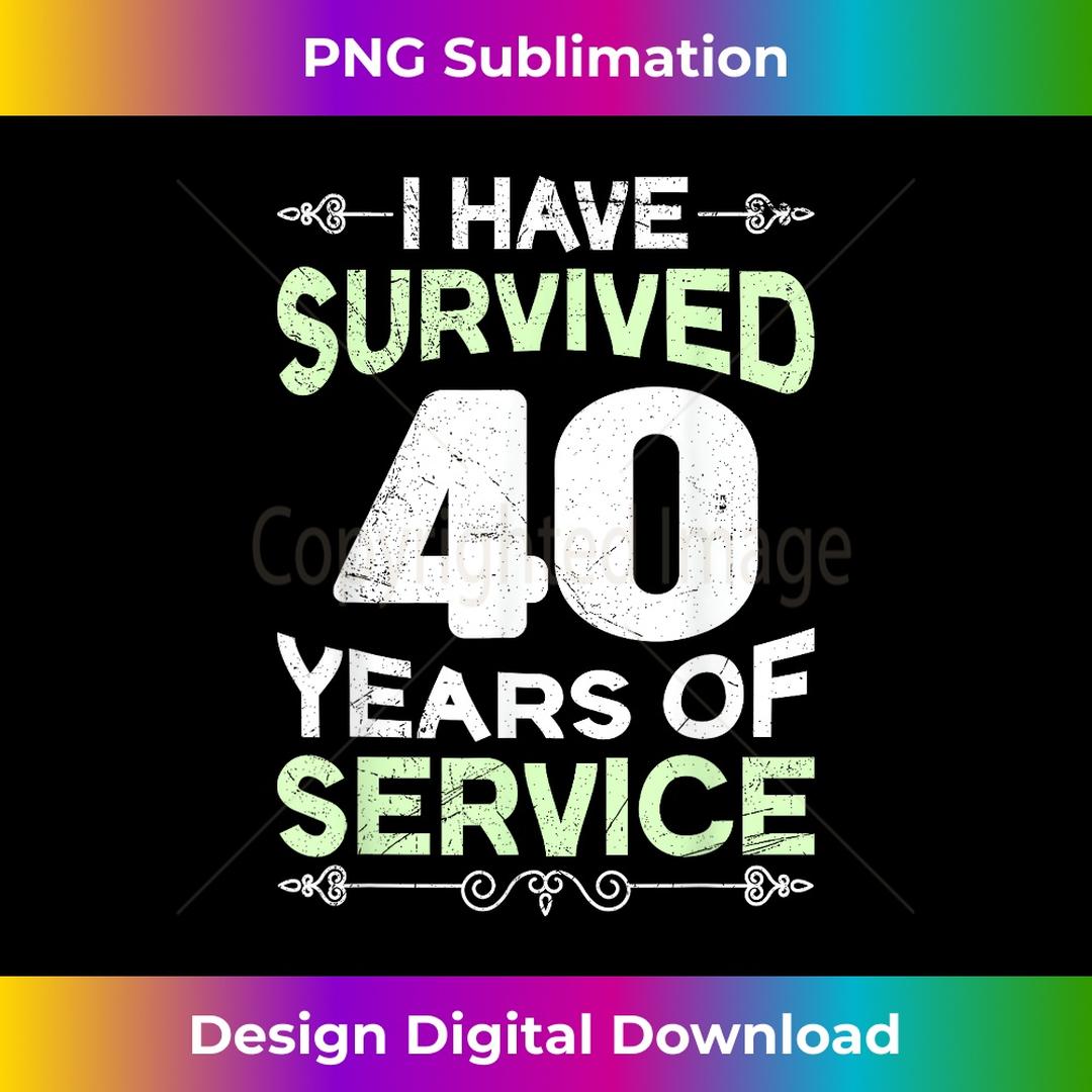 40 years of work Service anniversary 40 years - Instant PNG | Inspire ...
