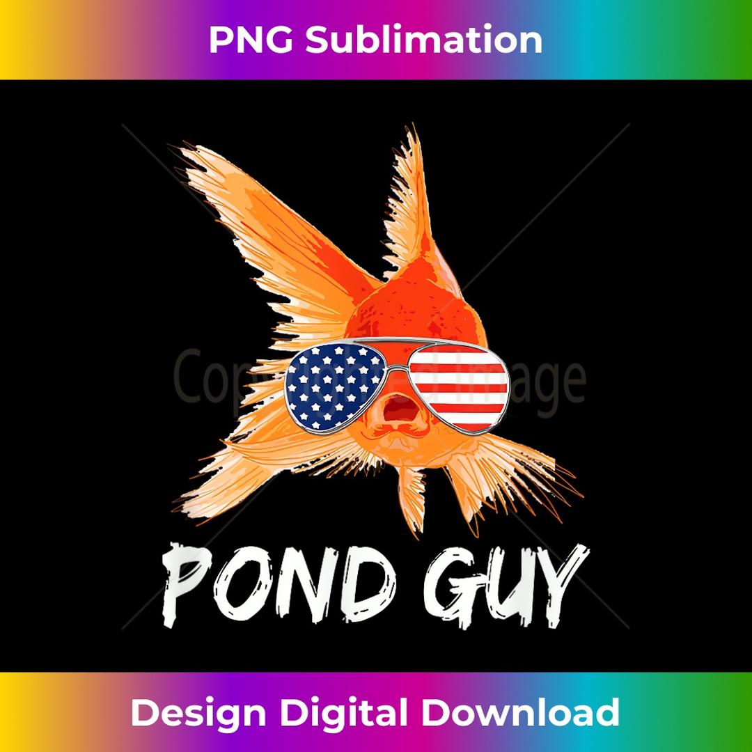 Pond Guy Goldfish Koi Carp Fish in USA Flag Sunglasses 1 - U | Inspire ...