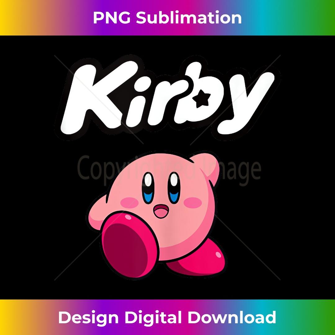 Kirby Waving Cute Character With Classic Logo - High-Resolut | Inspire ...