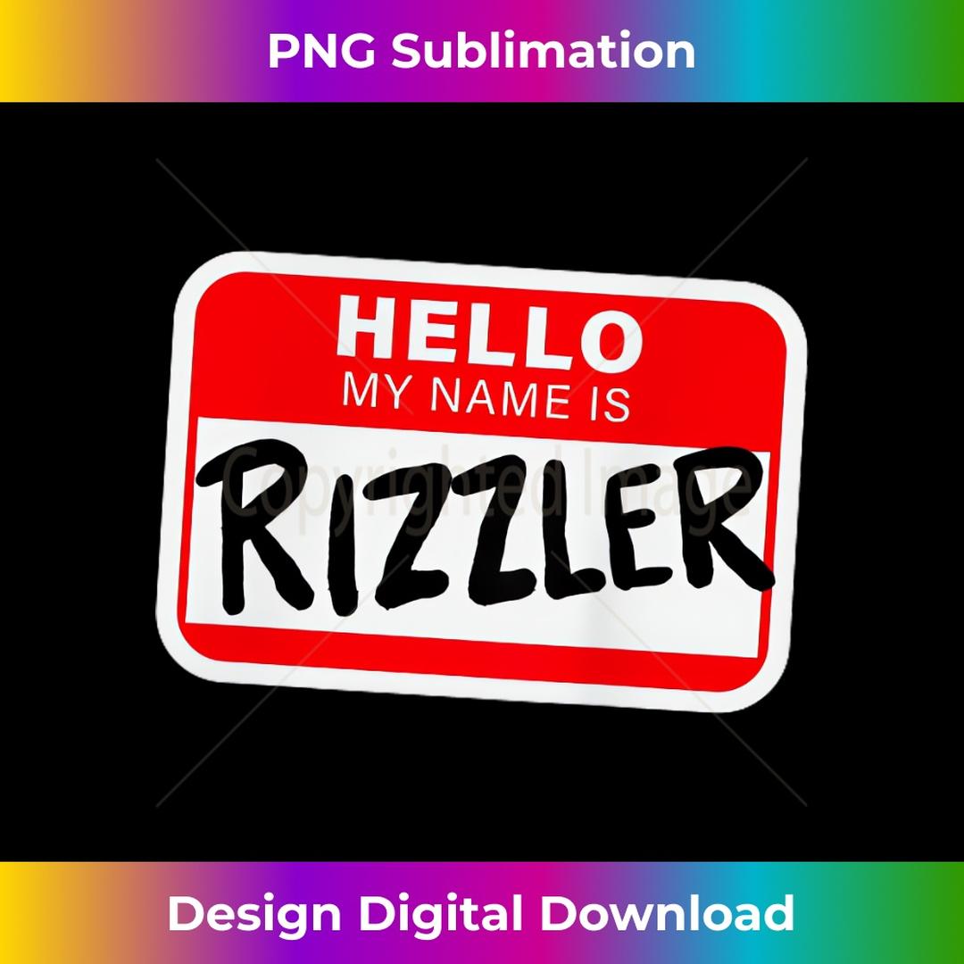 Rizzler Name Tag Rizz Design for ns and Young Men 1 - Premiu | Inspire ...