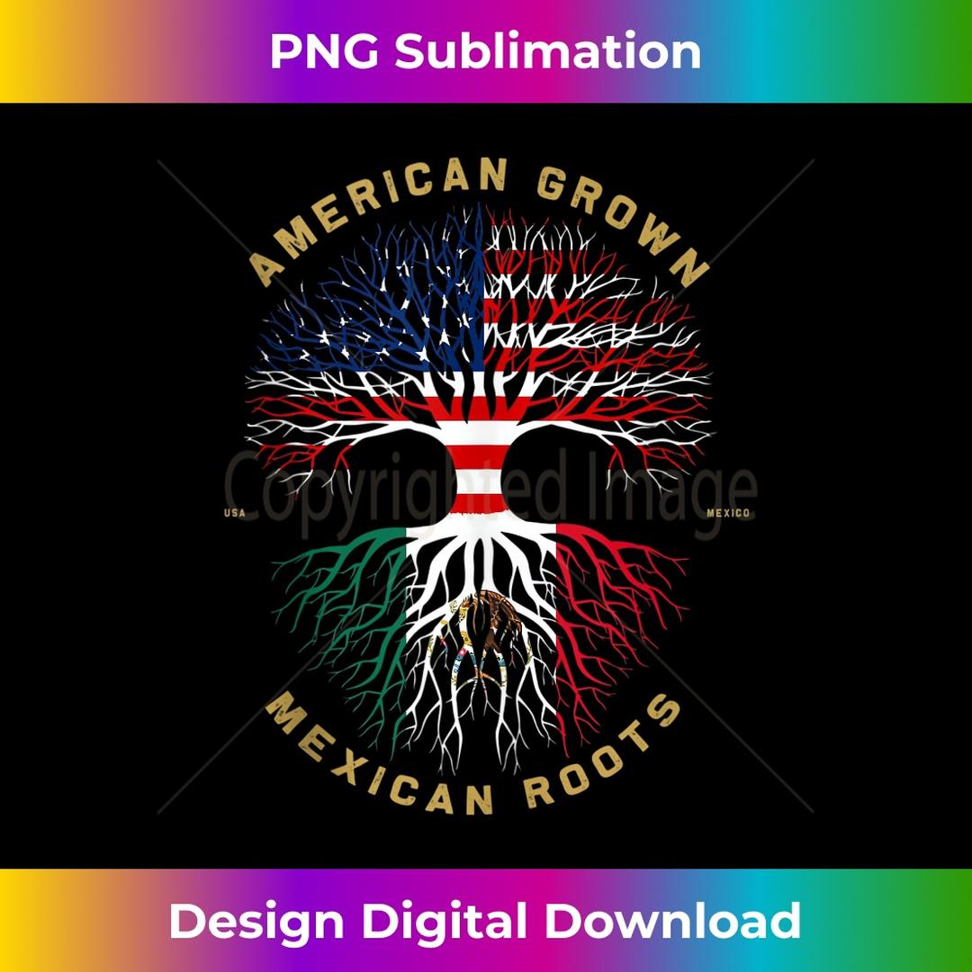 American Grown With Mexican Roots Tree USA Flag Unique s - C | Inspire ...