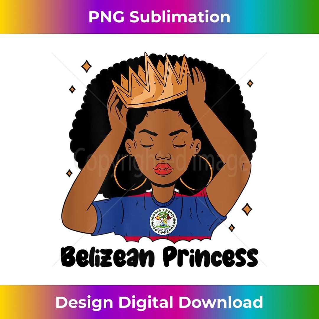 Melanin Belizean Princess Belize Flag Belizean Girls Pride - | Inspire Uplift