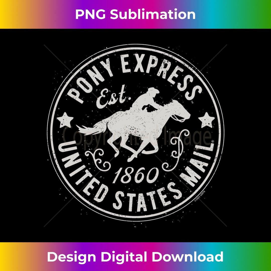 USPS- USPS Pony Express 1 - PNG Transparent Sublimation File | Inspire ...