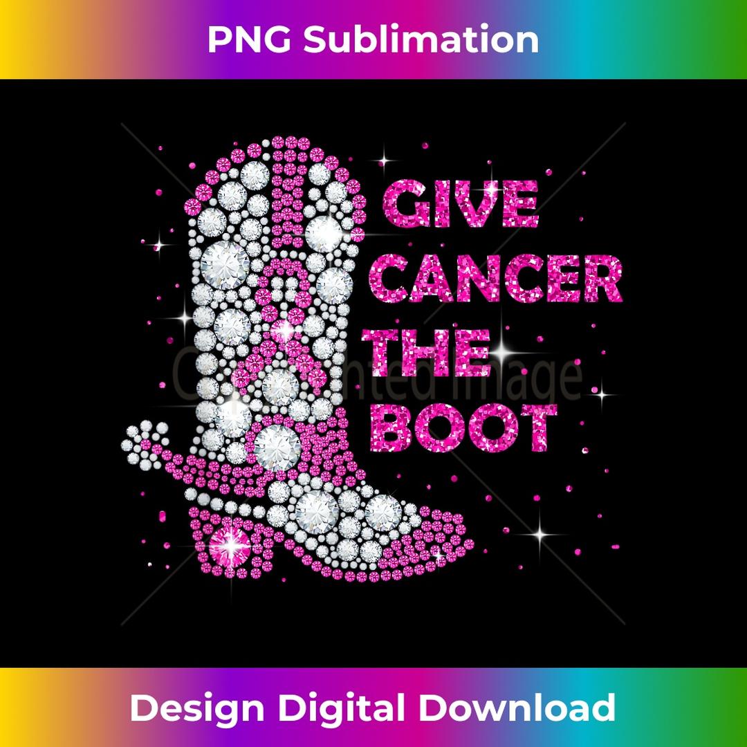 Breast Cancer Awareness Give Cancer The Boot Pink Ribbon - I | Inspire ...