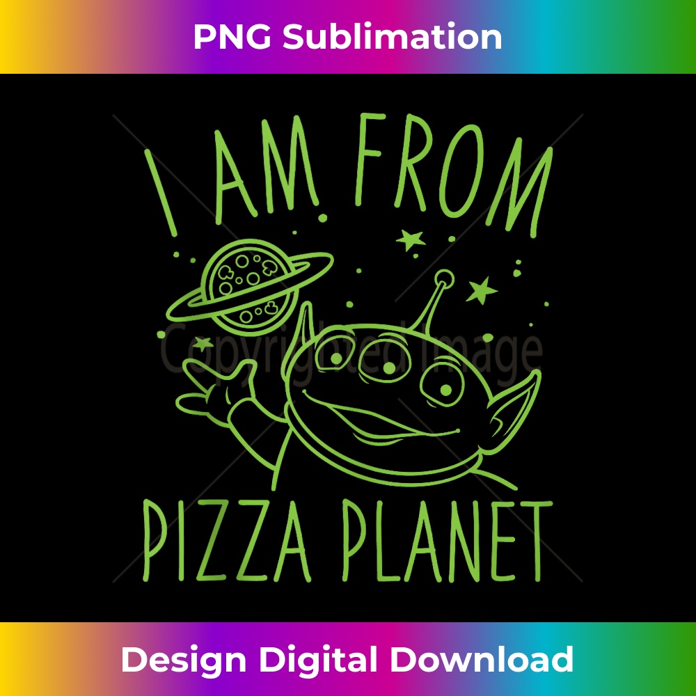 Disney Pixar Toy Story Neon Green Alien Pizza Planet Logo - | Inspire ...