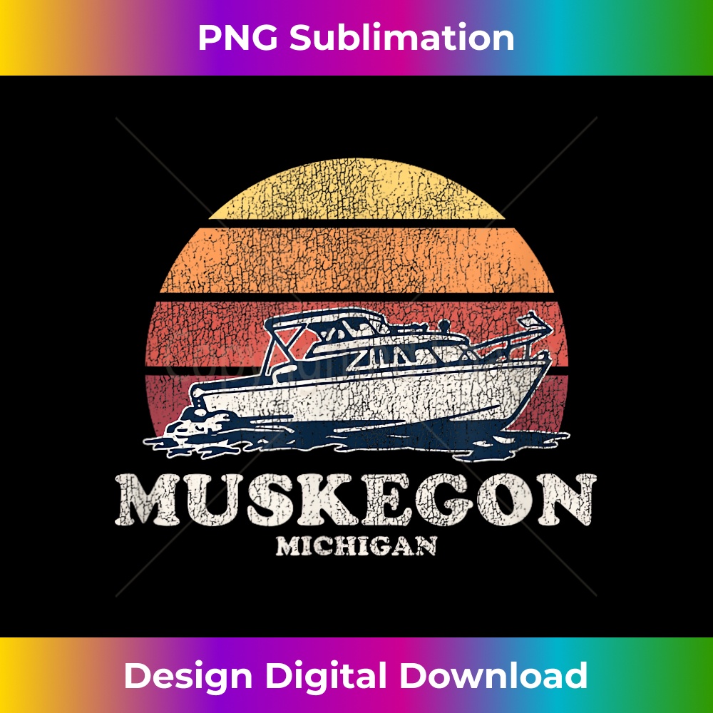 Muskegon MI Vintage Boating 70s Retro Boat Design 1 - Retro | Inspire ...