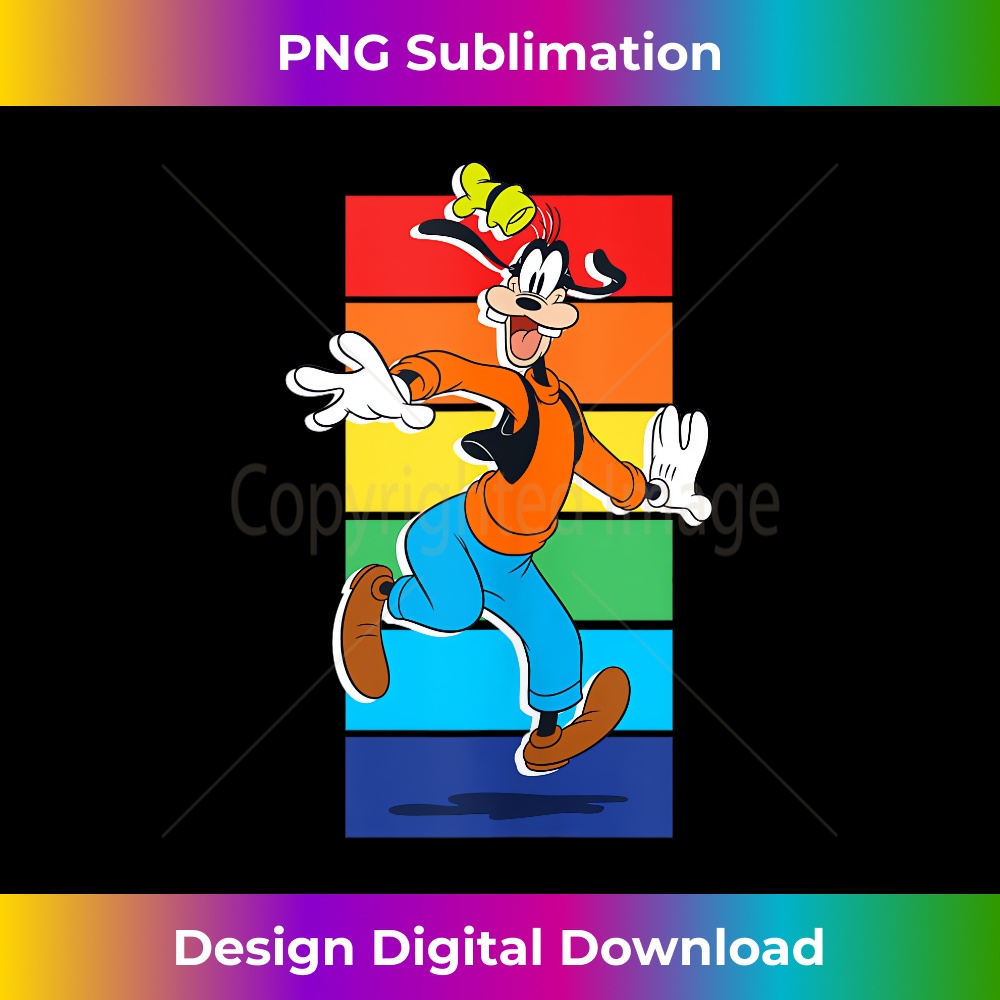 Disney Goofy Rainbow - PNG Sublimation Digital Download | Inspire Uplift