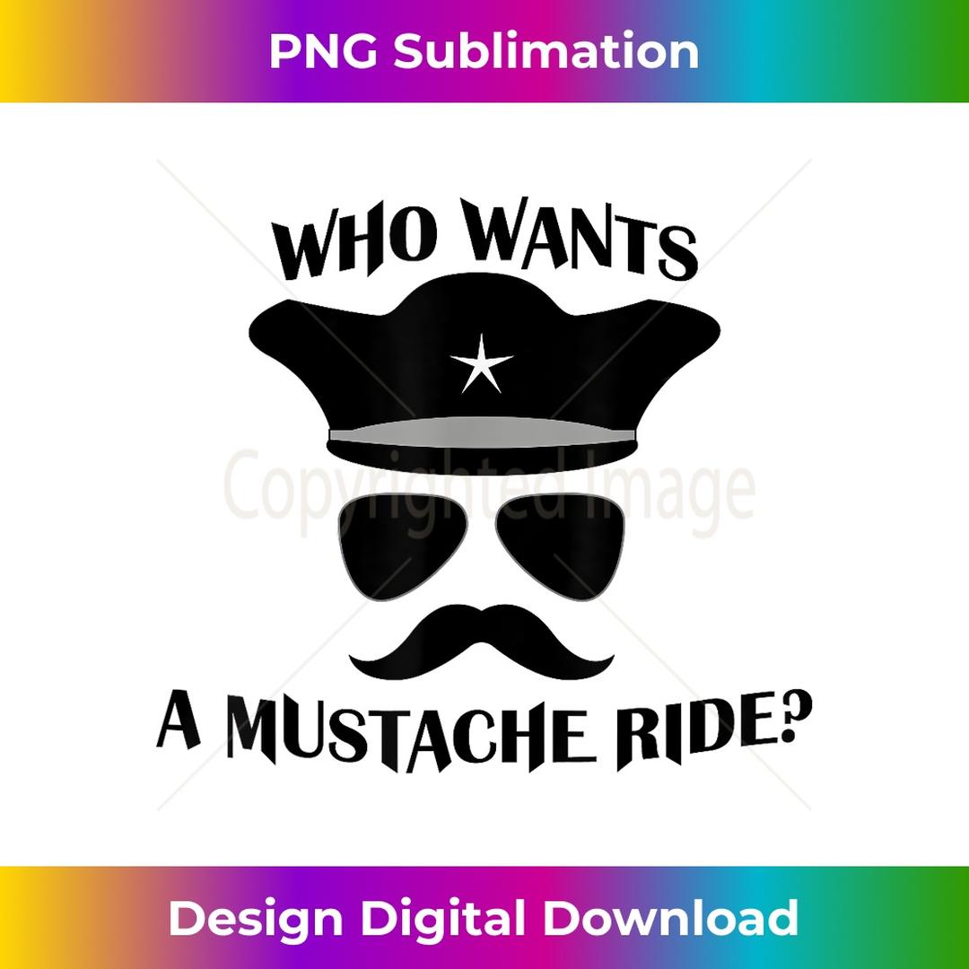 Who Wants A Mustache Ride Funny Trooper Police 3 - Aesthetic | Inspire ...