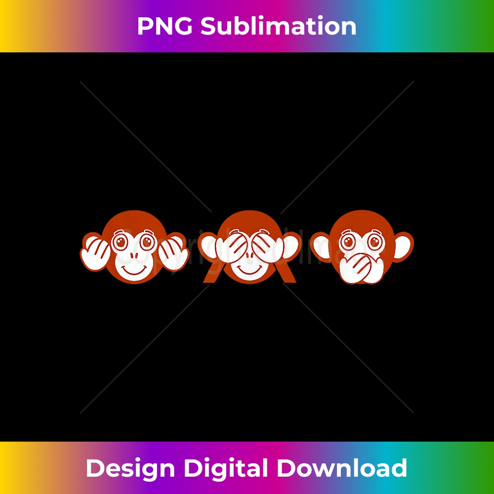 Speak See Hear No Evil Japan Monkeys Japanese Art Emoticon - | Inspire ...