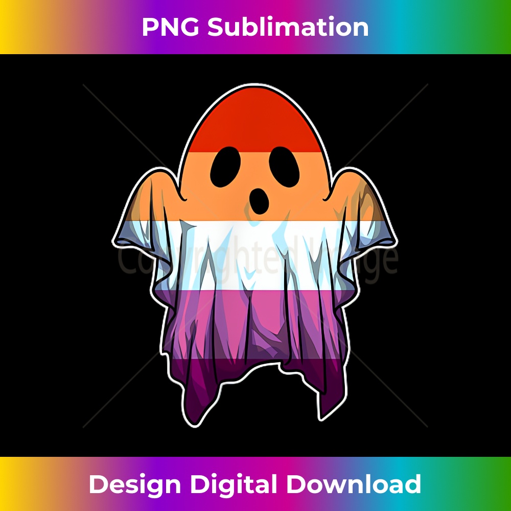 Cute Lesbian Ghost LGBT Halloween Ghost LGBTQ Lesbian Flag - | Inspire ...