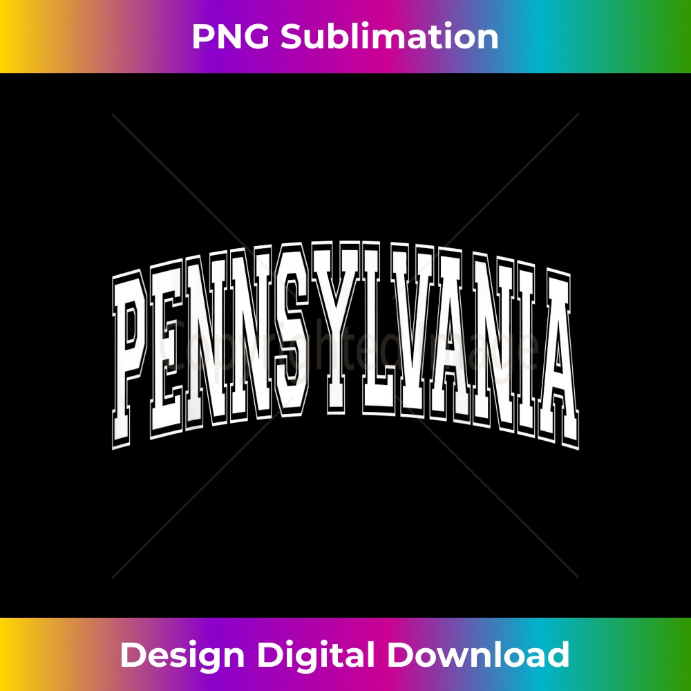 Pennsylvania PA Varsity Style White Font - Signature Sublima | Inspire ...