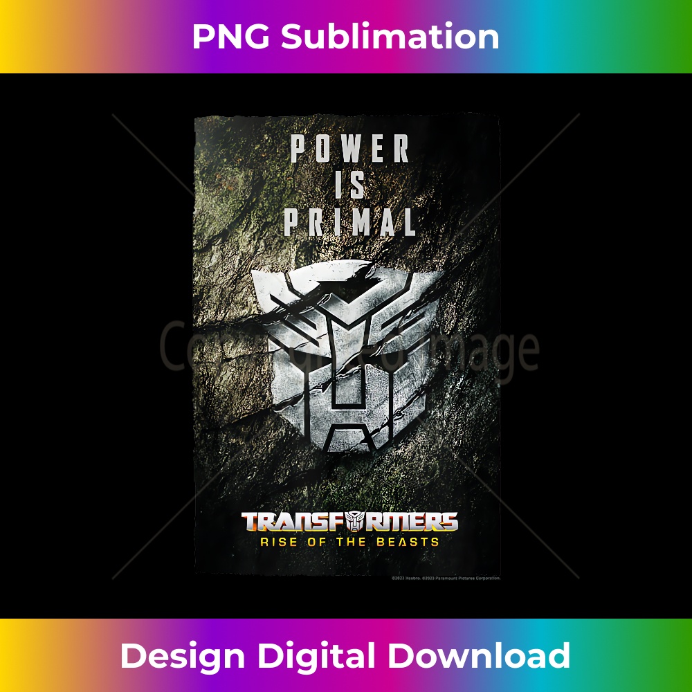 Transformers Rise of the Beasts Power Is Primal Distressed T | Inspire ...