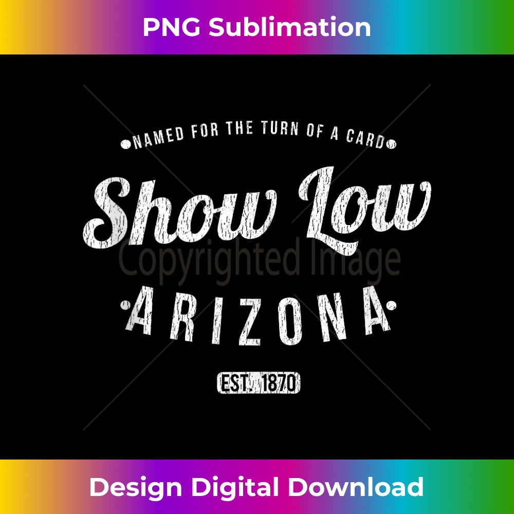 Show Low Arizona Vintage Minimalist Souvenir AZ Show Low Tan | Inspire ...