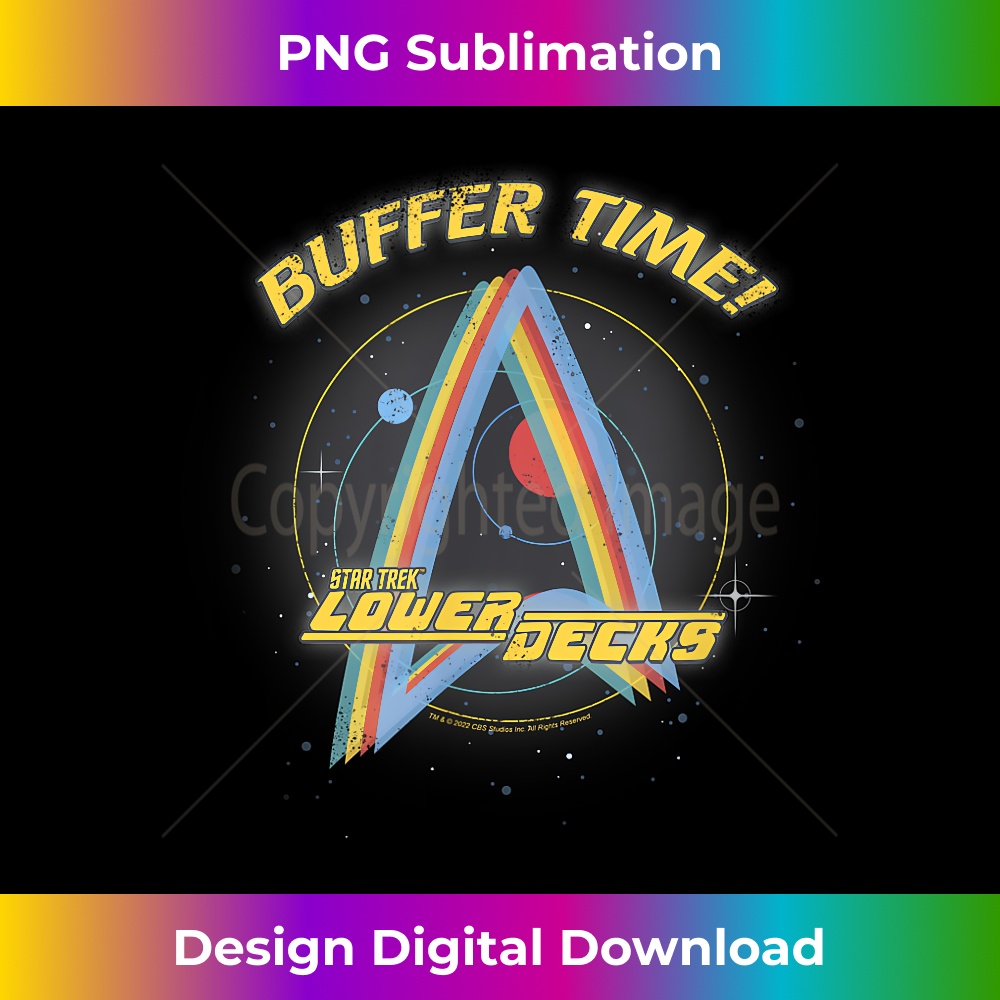 Star Trek Lower Decks Buffer Time! Rainbow Badge Poster - Pr | Inspire ...