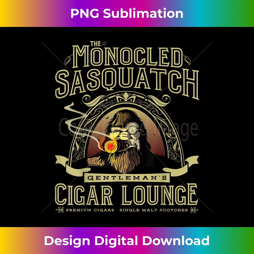 The Monocled Sasquatch Cigar Lounge 2 - Digital Sublimation - Inspire ...