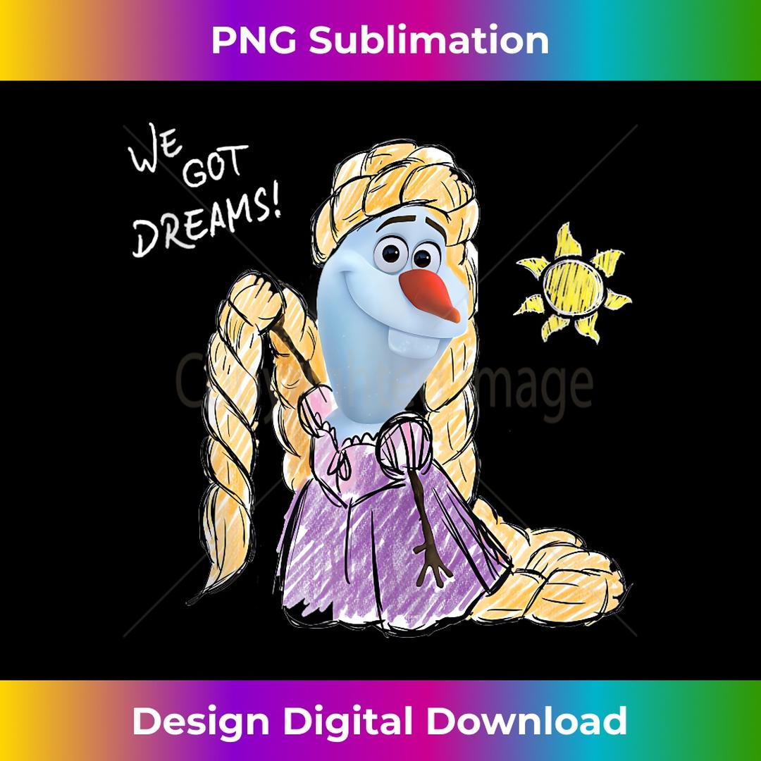 Disney Olaf Presents Tangled Rapunzel We Got Dreams Tank Top | Inspire ...
