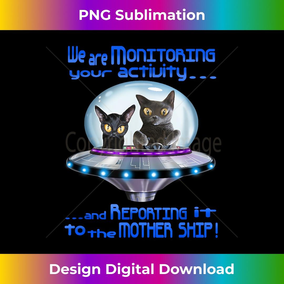 Funny flying saucer alien cats UFO - Unique Sublimation PNG | Inspire ...