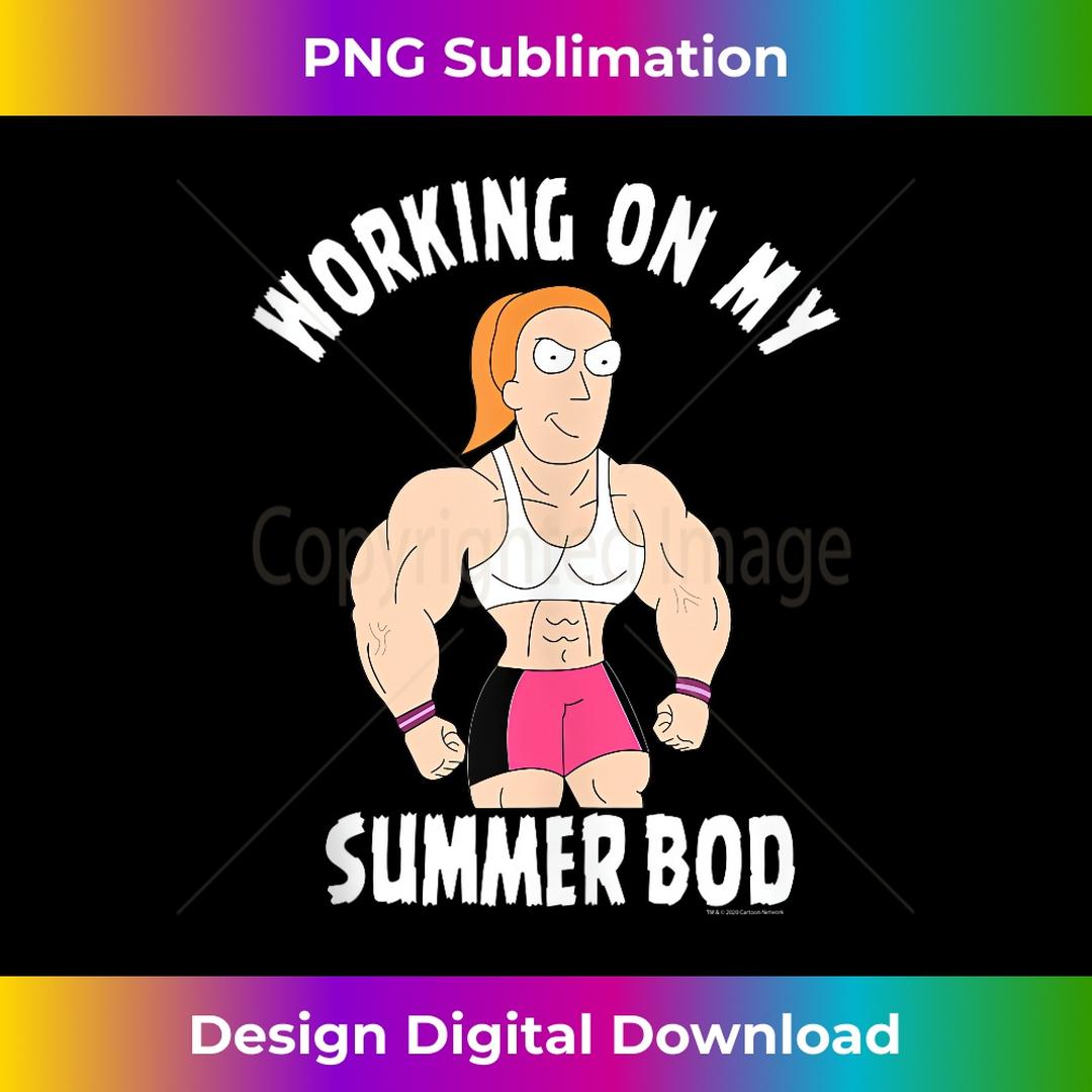 Rick and Morty Working on my Summer Body Tank Top - Unique S | Inspire ...