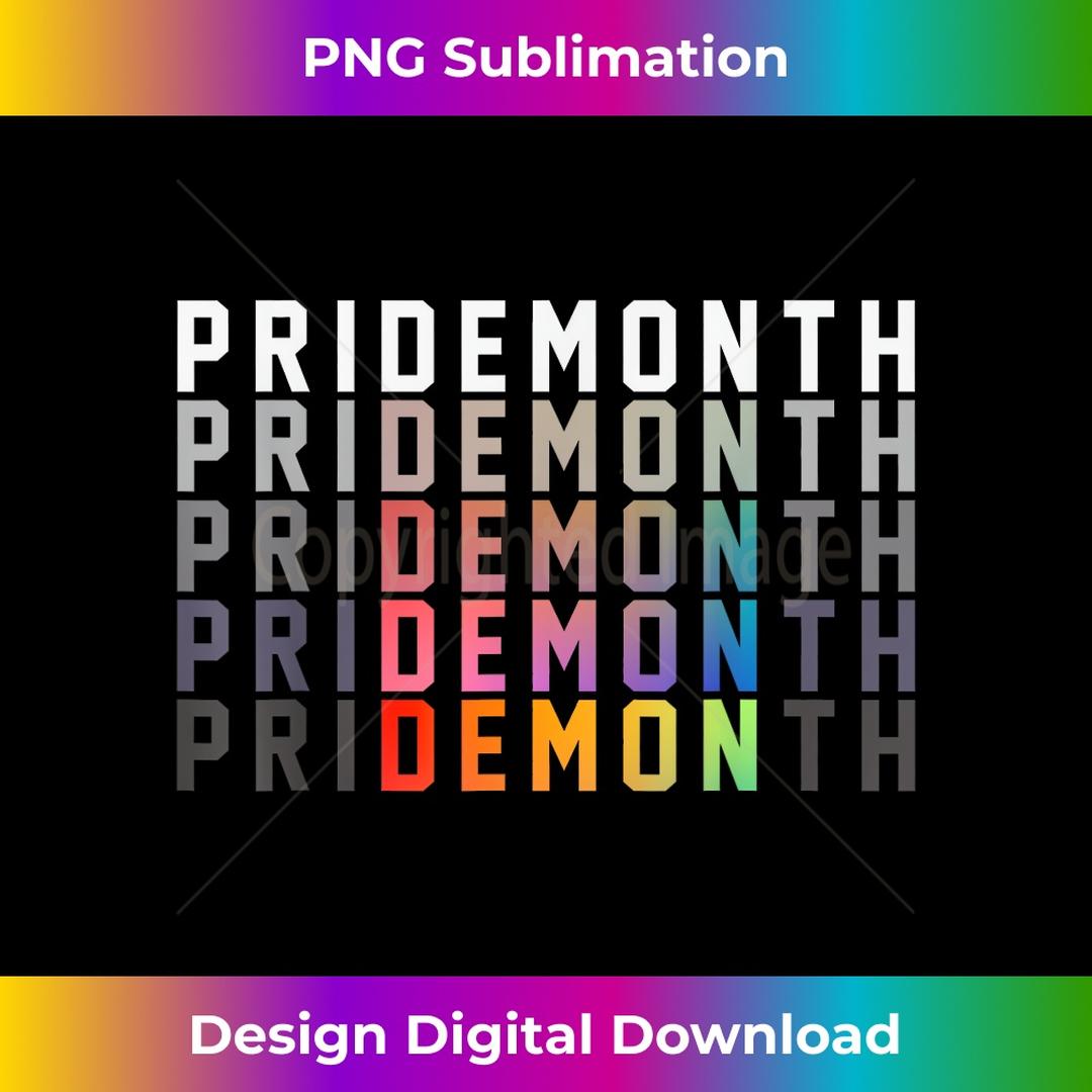 Pride Month Demon Cool Pride Month Demon LGBT Ally - PNG Tra | Inspire ...