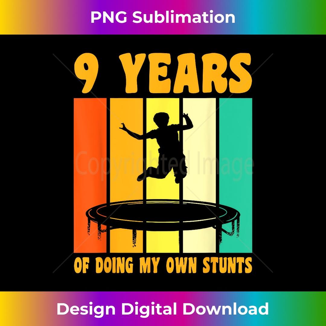 Happy 9th Birthday 9 Year Old Trampoline 9th Birthday 1 - In | Inspire ...
