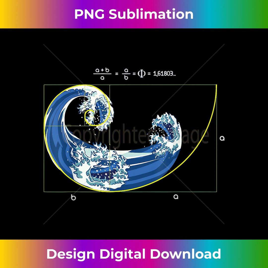 The Great Fibonacci Wave 2 - PNG Sublimation Digital Downloa | Inspire ...