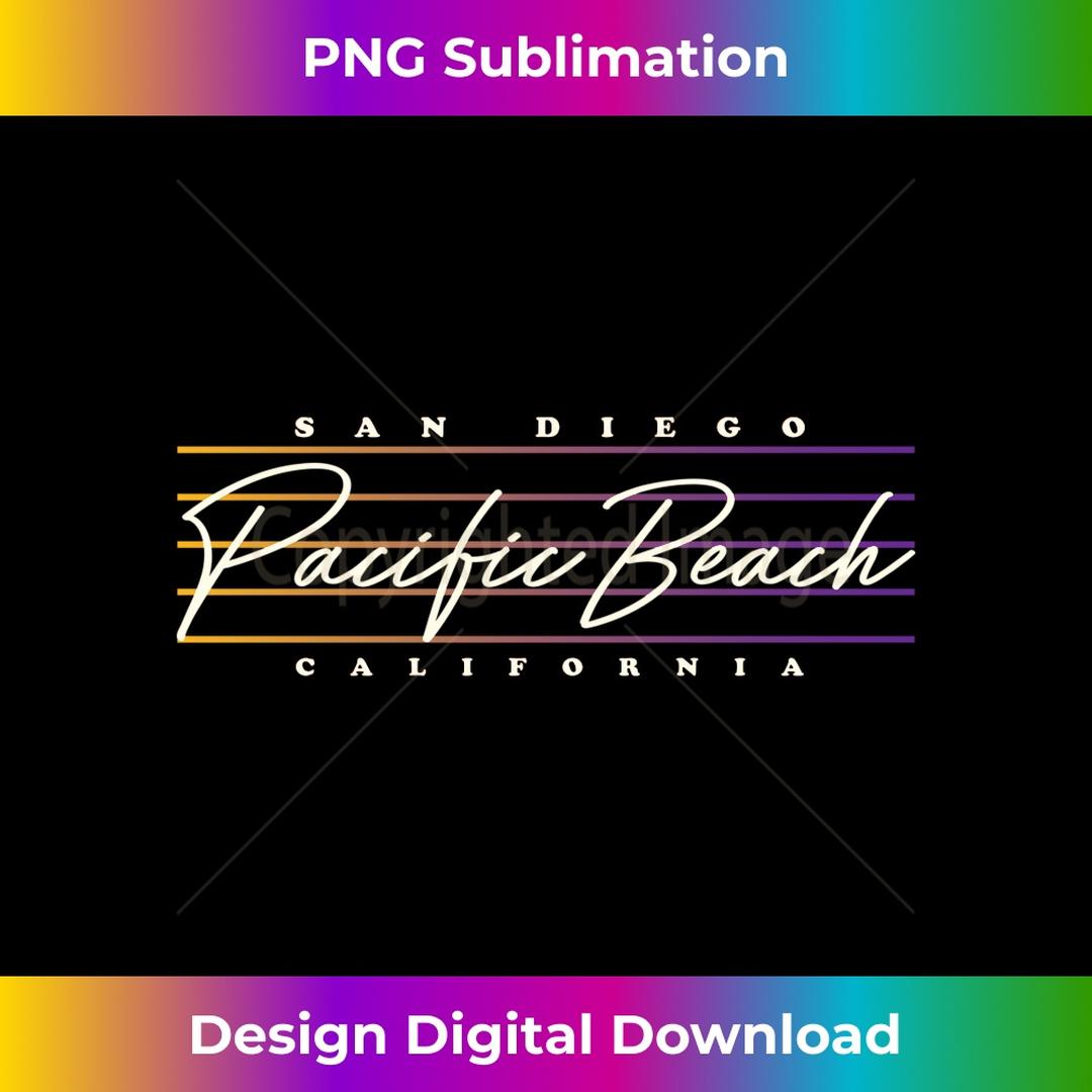 Pacific Beach Retro Style 1 - Instant Sublimation Digital Do | Inspire ...