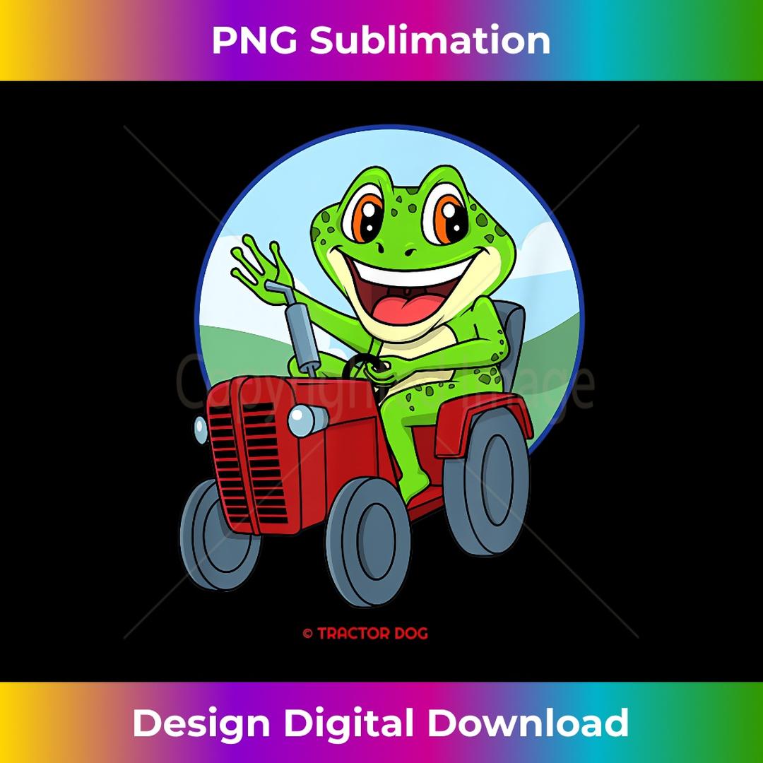 Tractor Critters Frog Driving a Tractor 1 - Premium PNG Subl | Inspire ...