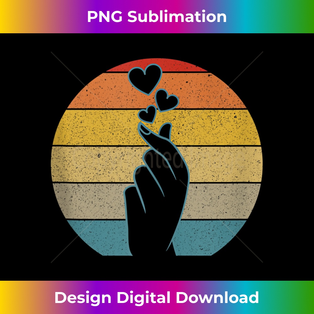 K-Pop KDrama Retro Finger Heart Korean K Pop Finger Heart 1 | Inspire ...