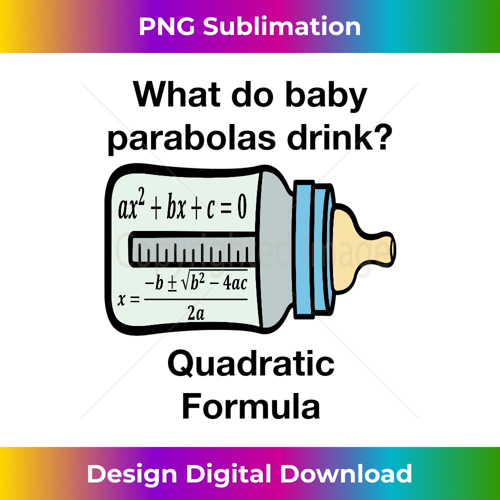 Funny Baby Parabolas Drink Quadratic Formula Math Teacher - | Inspire ...