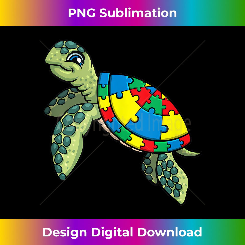 Turtle Puzzle Pieces For Autism Awareness Teacher 2 - Elegan | Inspire ...