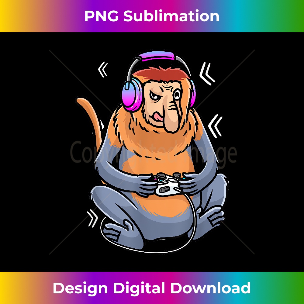 Proboscis Monkey Video Game Gaming Gamer Long-Nosed Monkey - | Inspire ...