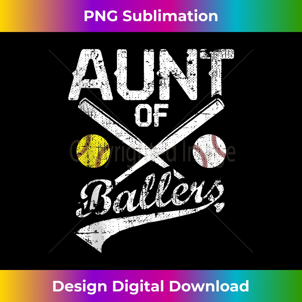 Aunt of Ballers Funny Baseball Softball Gift From Niece Tank | Inspire ...