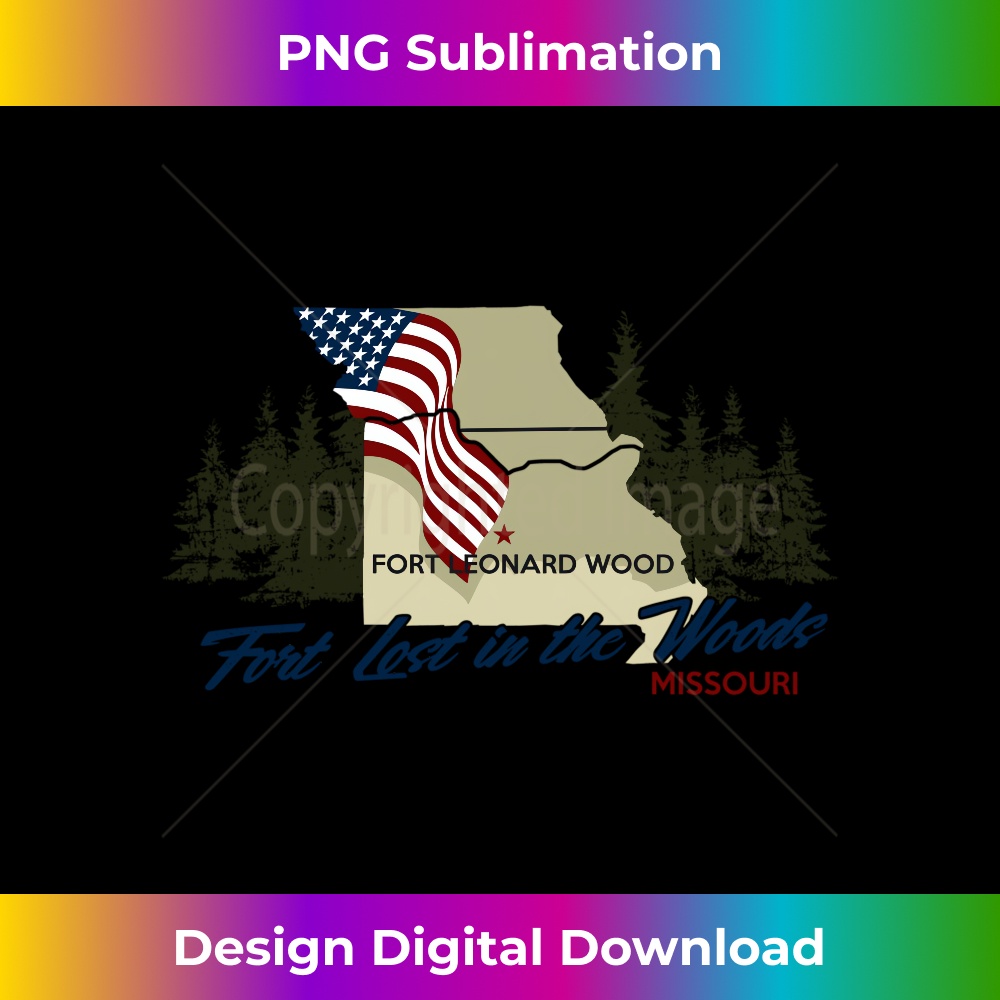 FORT LEONARD WOOD FORT LOST IN THE WOODS MISSOURI Long Sleev | Inspire ...