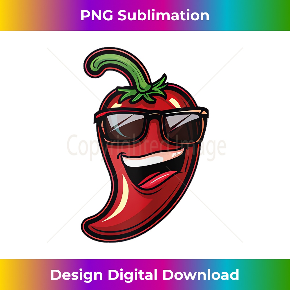 Cool Chili Face with Sunglasses for Hot Summer Lovers Tank T | Inspire ...