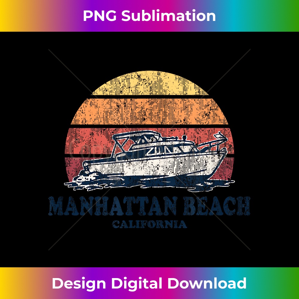 Manhattan Beach CA Vintage Boating 70s Retro Boat Design - E | Inspire ...