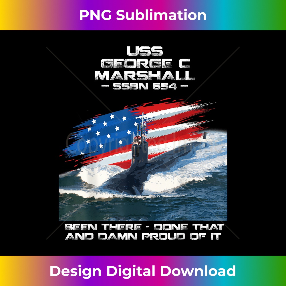 USS George C Marshall SSBN-654 American Flag Submarine - Mod | Inspire ...