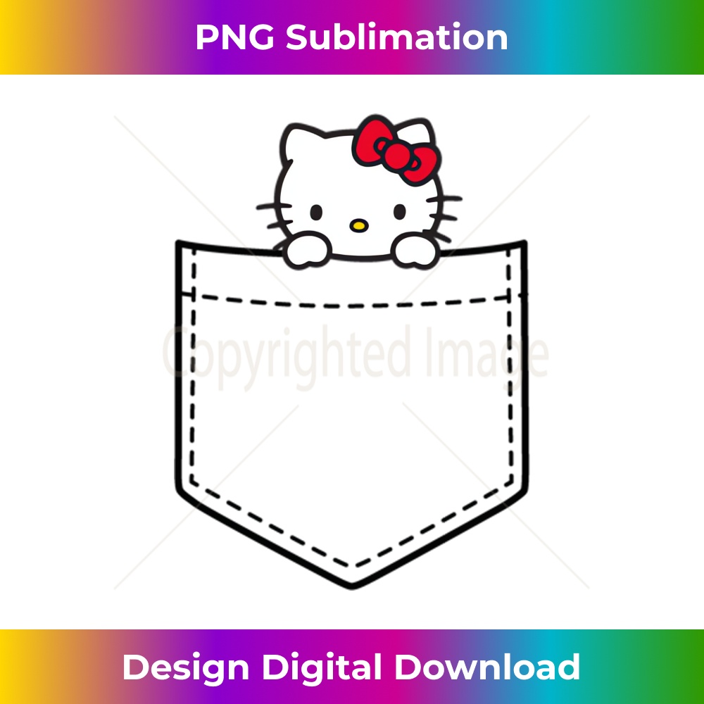 Hello Kitty Chest Pocket Long Sleeve - Premium Sublimation D | Inspire ...