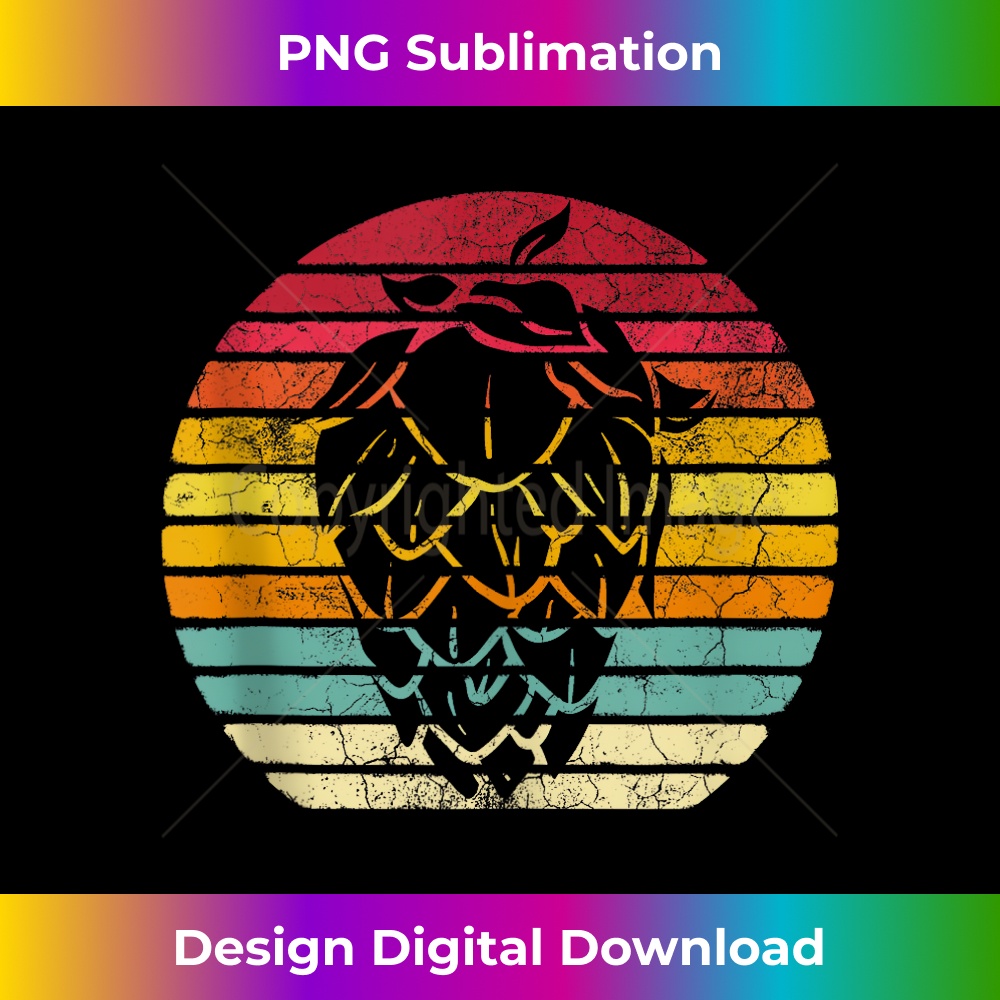 Vintage Retro Hops Leaf Beer Brewing IPA Father's Day Gift T | Inspire ...