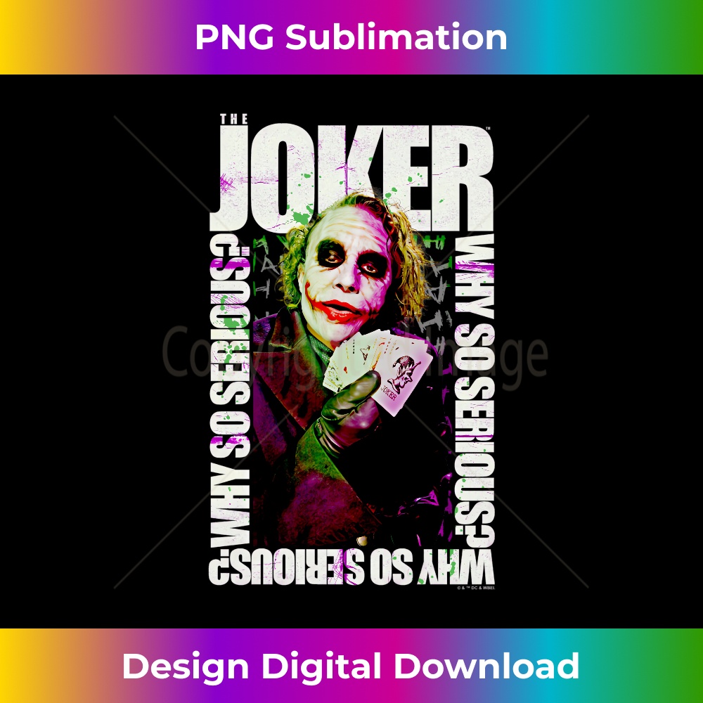 The Dark Knight Why So Serious Joker Graffiti Logo Box Long | Inspire ...