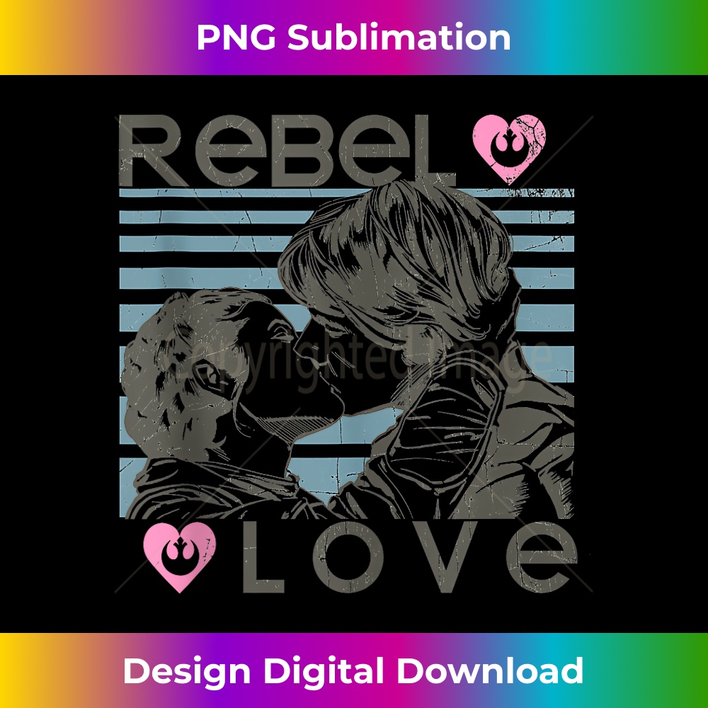 Star Wars Han Solo And Princess Leia Rebel Love Portrait Tan | Inspire ...