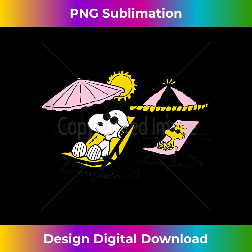 Peanuts - Snoopy & Woodstock Beach Tank Top 2 | Inspire Uplift