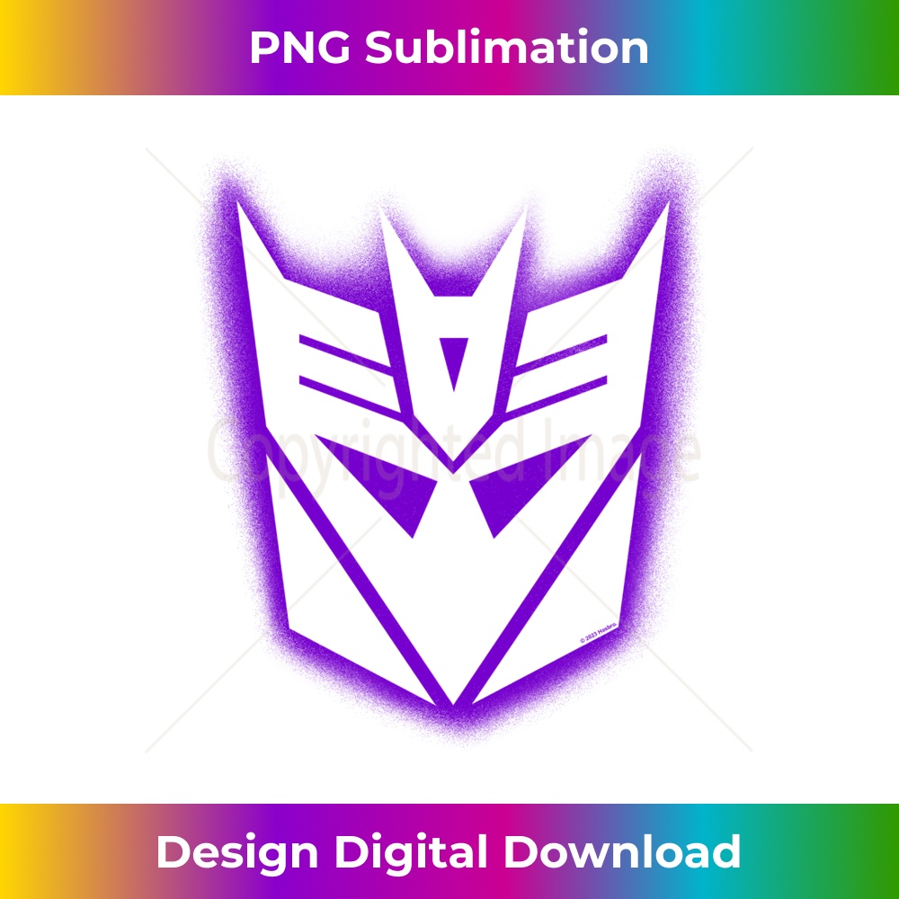 Transformers Decpticons Dark Purple Neon Logo Long Sleeve 2 | Inspire ...