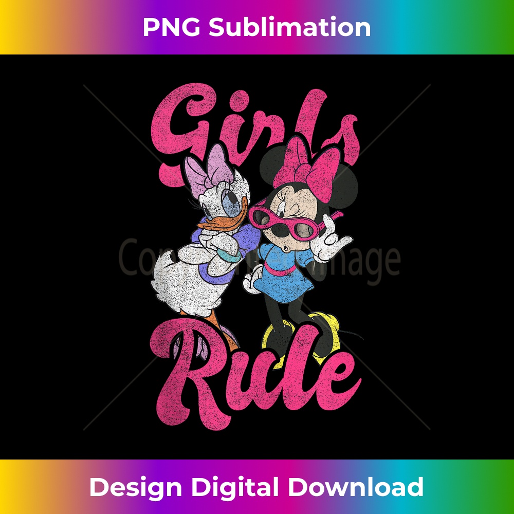 Disney Mickey Classic Minnie And Daisy Girls Rule Poster Tan | Inspire ...