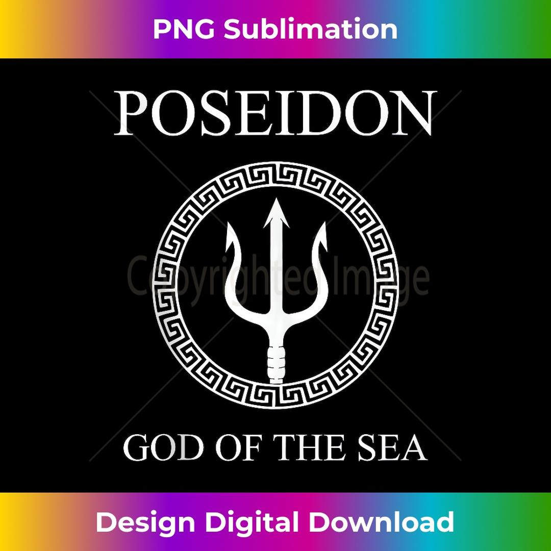 Poseidon God of the Sea Greek God Trident Tank Top 2 - Uniqu | Inspire ...