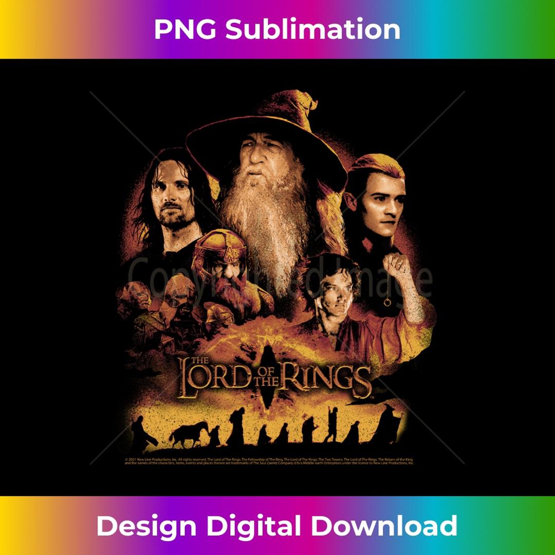 The Lord Of The Rings Group Shot Character Head Silhouette L | Inspire ...