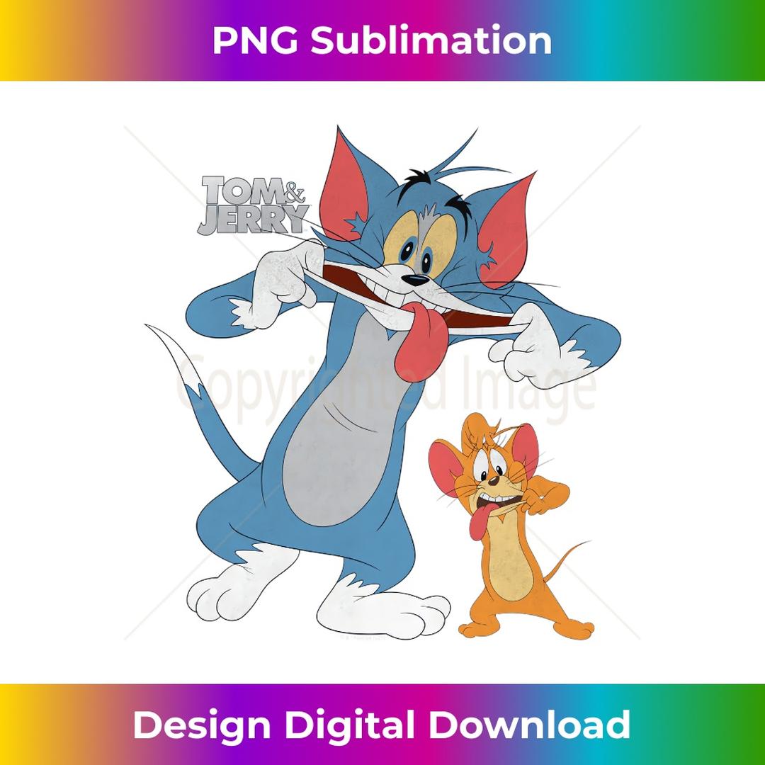 Tom and Jerry Tongue Out Long Sleeve - High-Resolution PNG S - Inspire ...